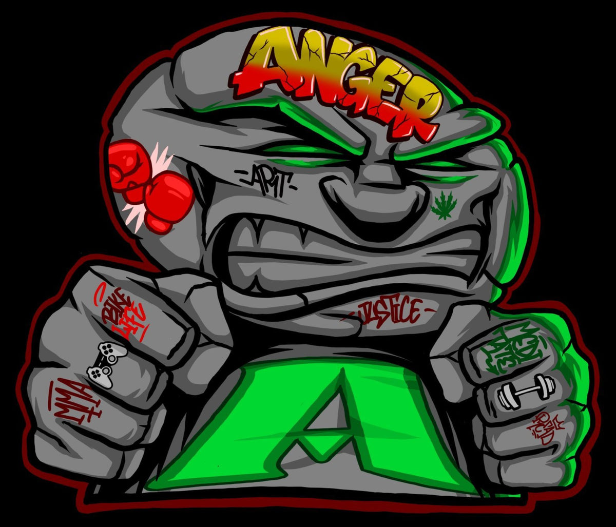 Anger Management Coping Mechanisms Logo Hoodie - Black - Mens – Anger ...